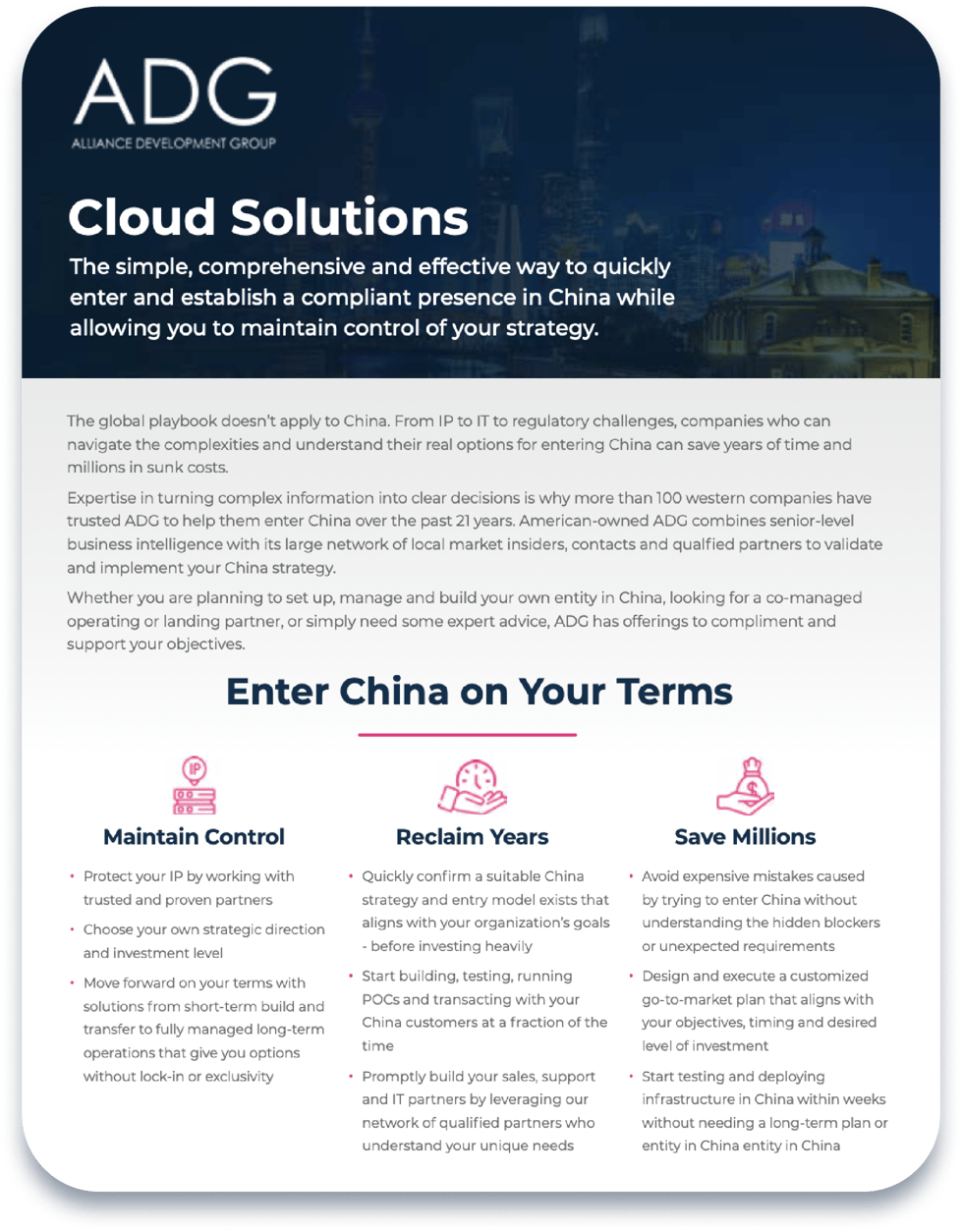 ADG China - Cloud Solutions